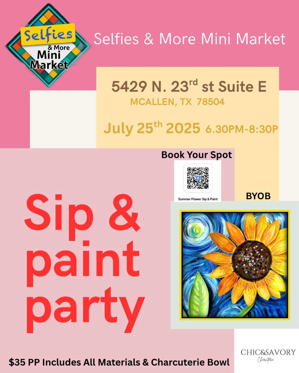 Summer Van Gogh Sunflower Sip & Paint | HeyWAGO