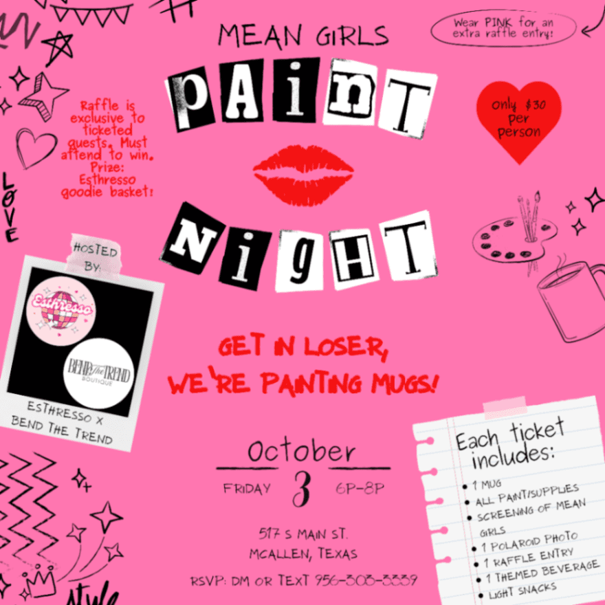 Mean Girls Paint Night | HeyWAGO