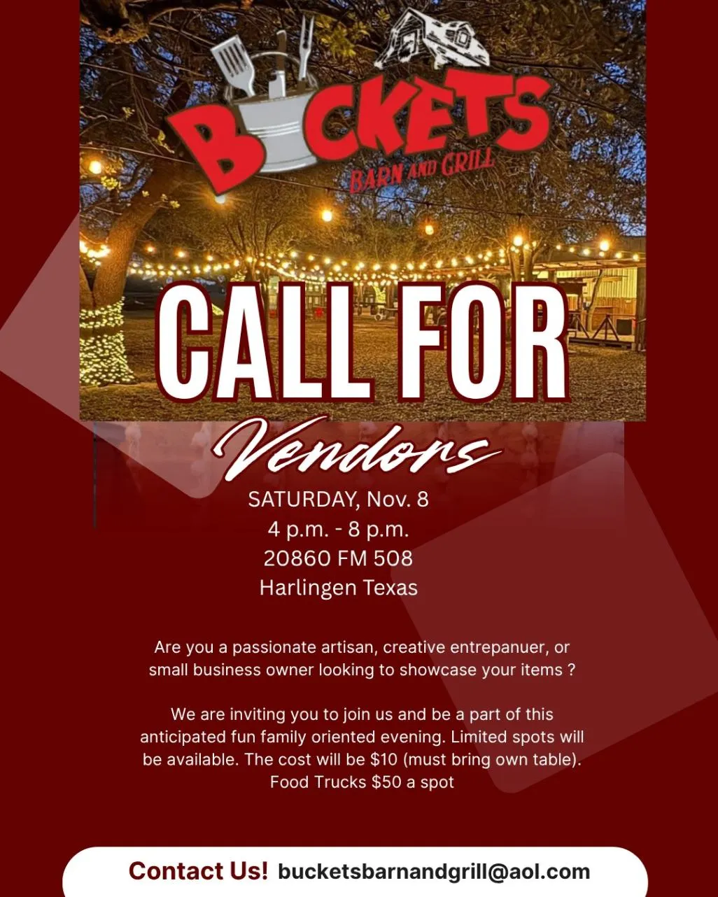 Buckets Barn and Grill | HeyWAGO